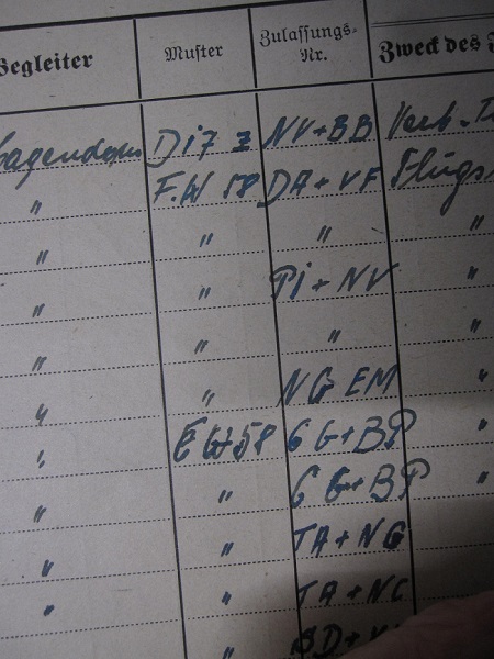 fg15-Luftwaffe Wartime Pilots Logbook . - Phoenix Militaria